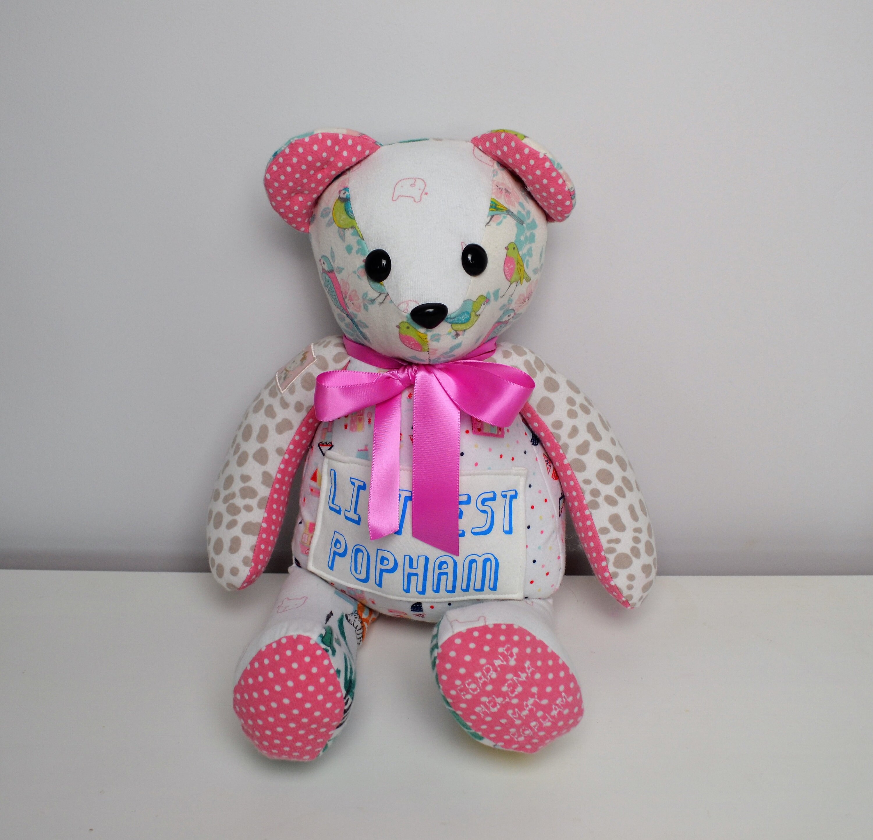 Keepsake memory bear made from your loved ones' clothing | Etsy
