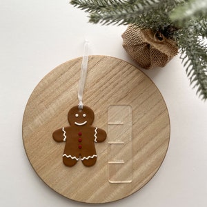 Ornement bonhomme en pain dépice Noël Cadeaux faits à la main Ornement ...