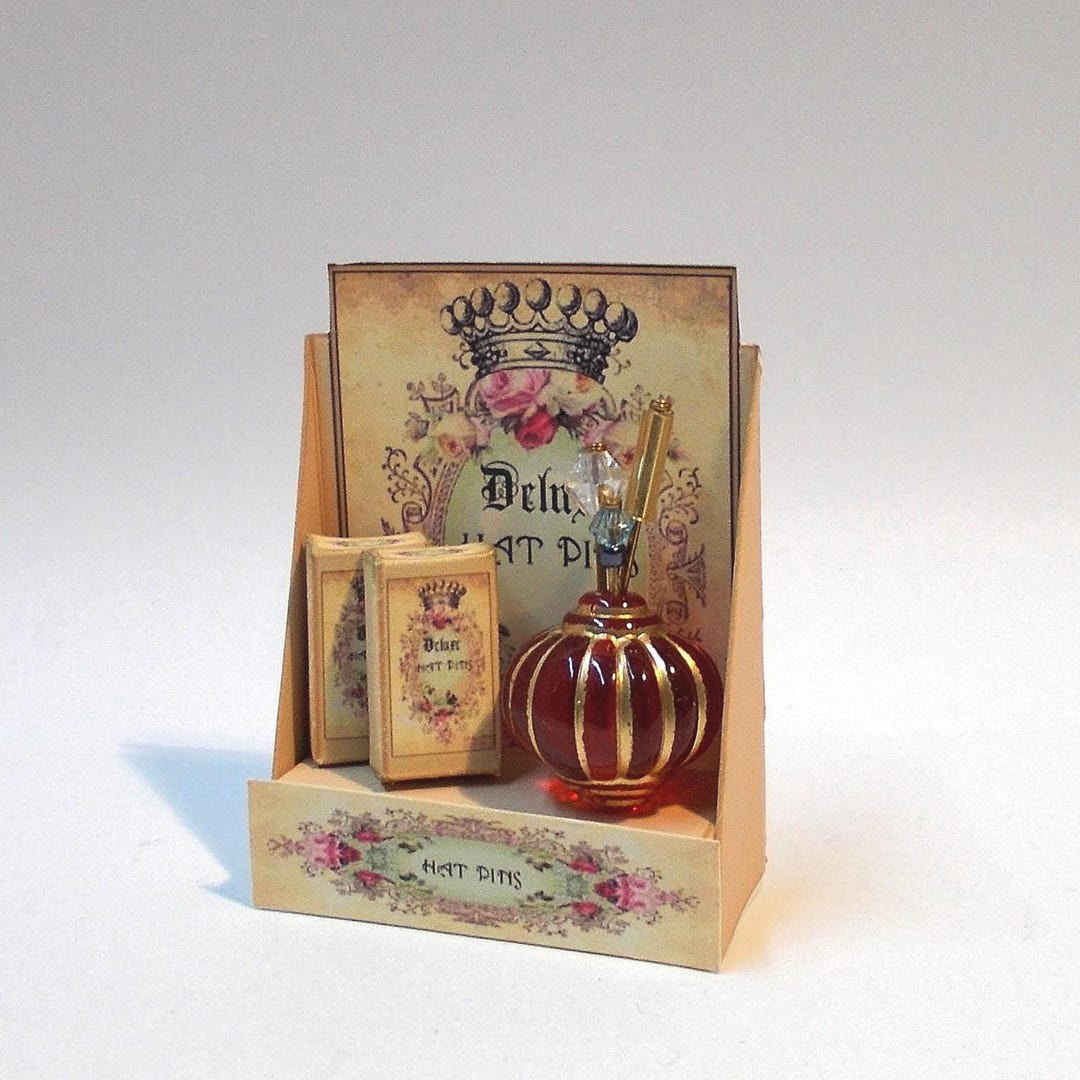 Deluxe Hat Pin Display Stand 1/12th Dolls House Scale - Etsy