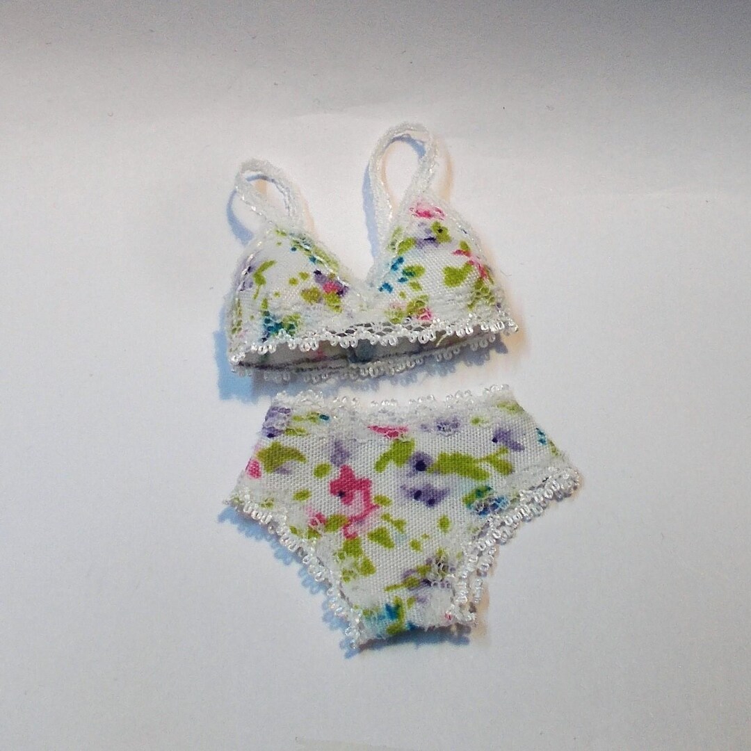 Dollhouse Underwear Set Bra & Knickers 1/12th Miniature - Etsy