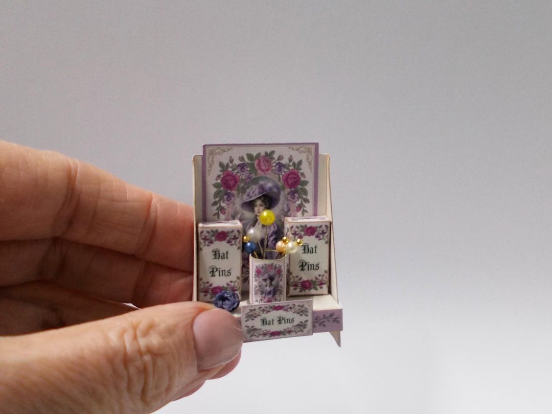 Dollhouse Hat Pin Display Stand Miniature 1/12th Scale - Etsy UK