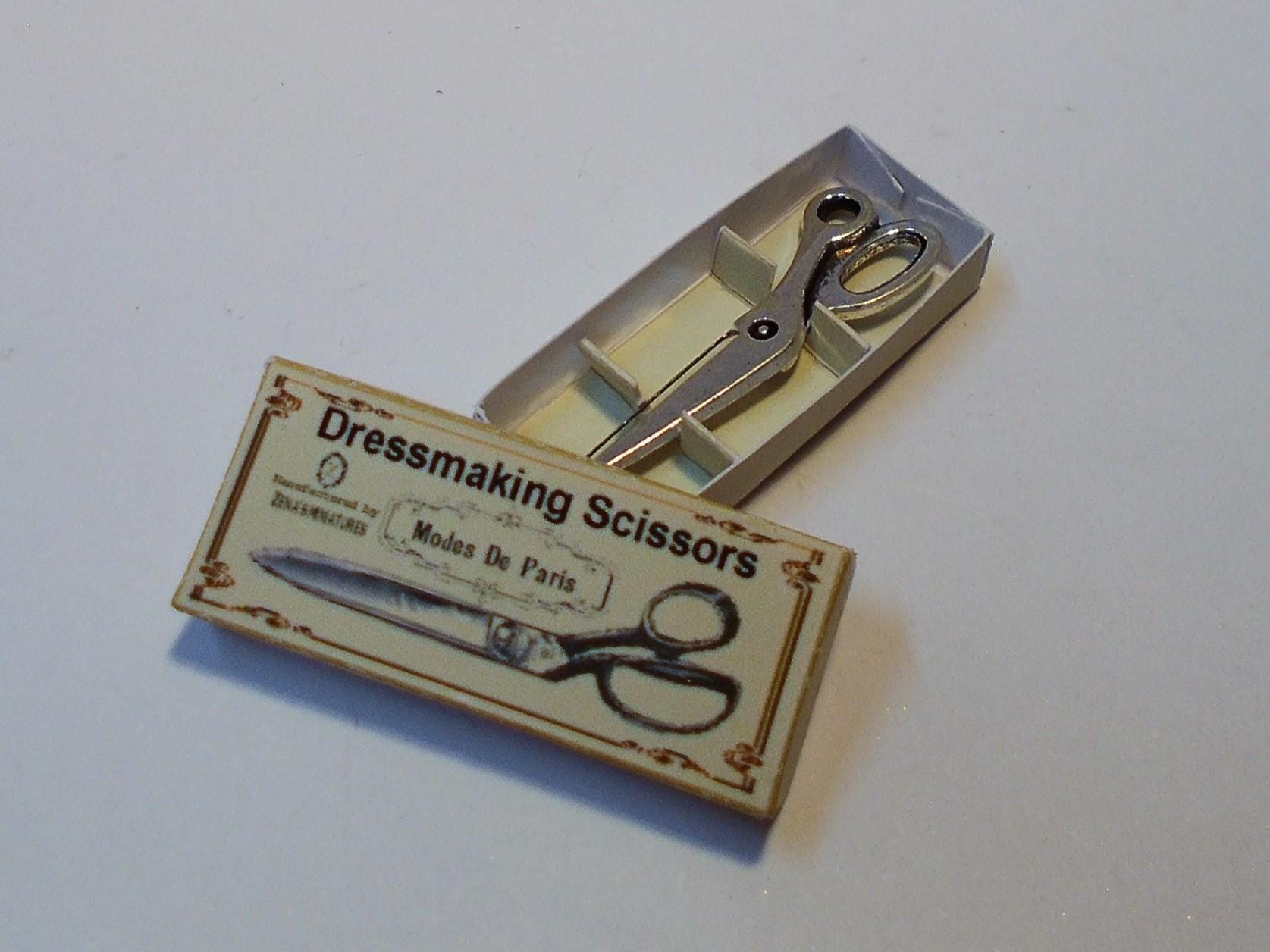 Dollhouse Edwardian Dressmaking Scissors With Box 1:12 Miniature - Etsy