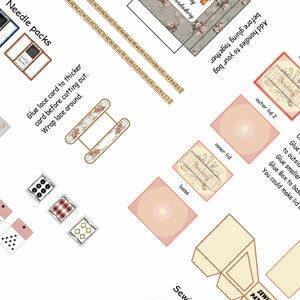 Dollhouse Printable - Modern Haberdashery 1/12th Miniatures, Sewing ...