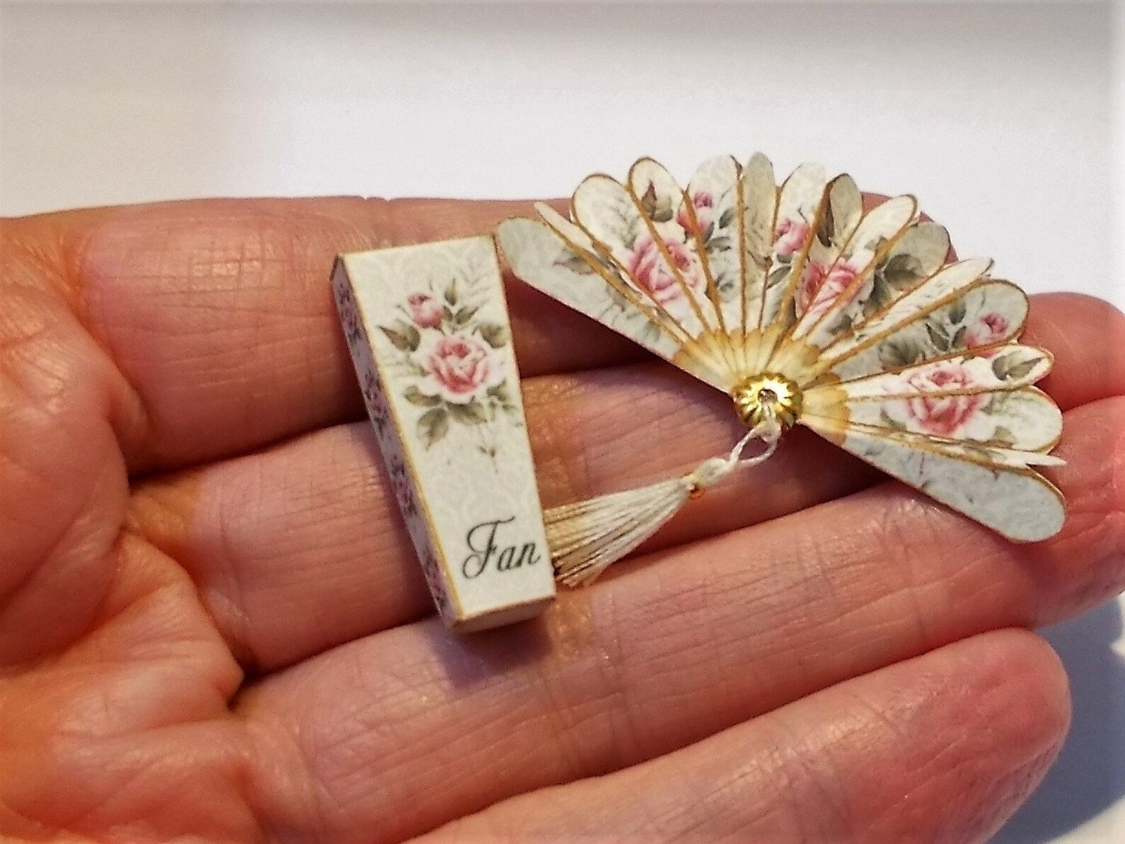 Dollhouse Download/pdf to Make Fan With Box Instant Digital Miniature ...