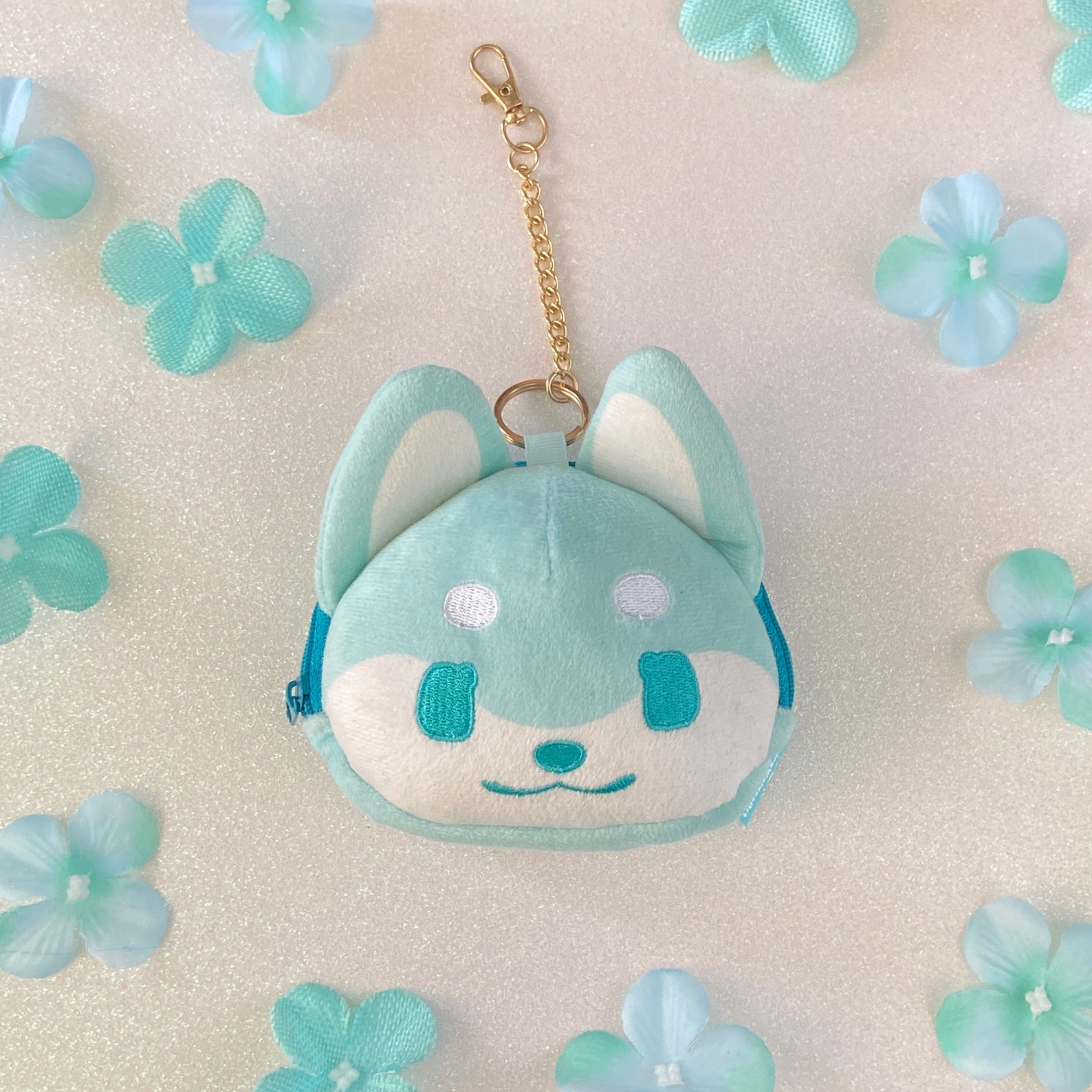Doggo Plush Pouch Mint - Etsy