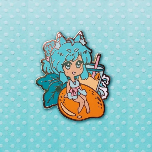 Mango Ice Enamel Pin - Etsy