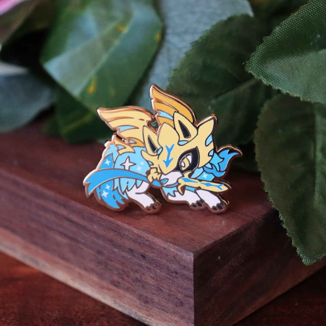 SHINY Zacian Hard Enamel Pin - Etsy