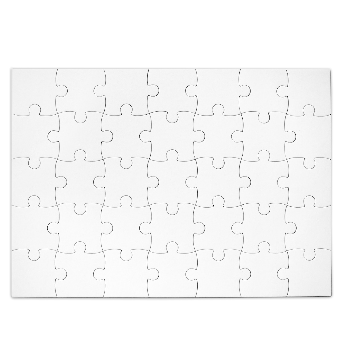 Blank Puzzles 23x16+ Inches, 35+ Pieces, for Wedding Birthday Party and ...