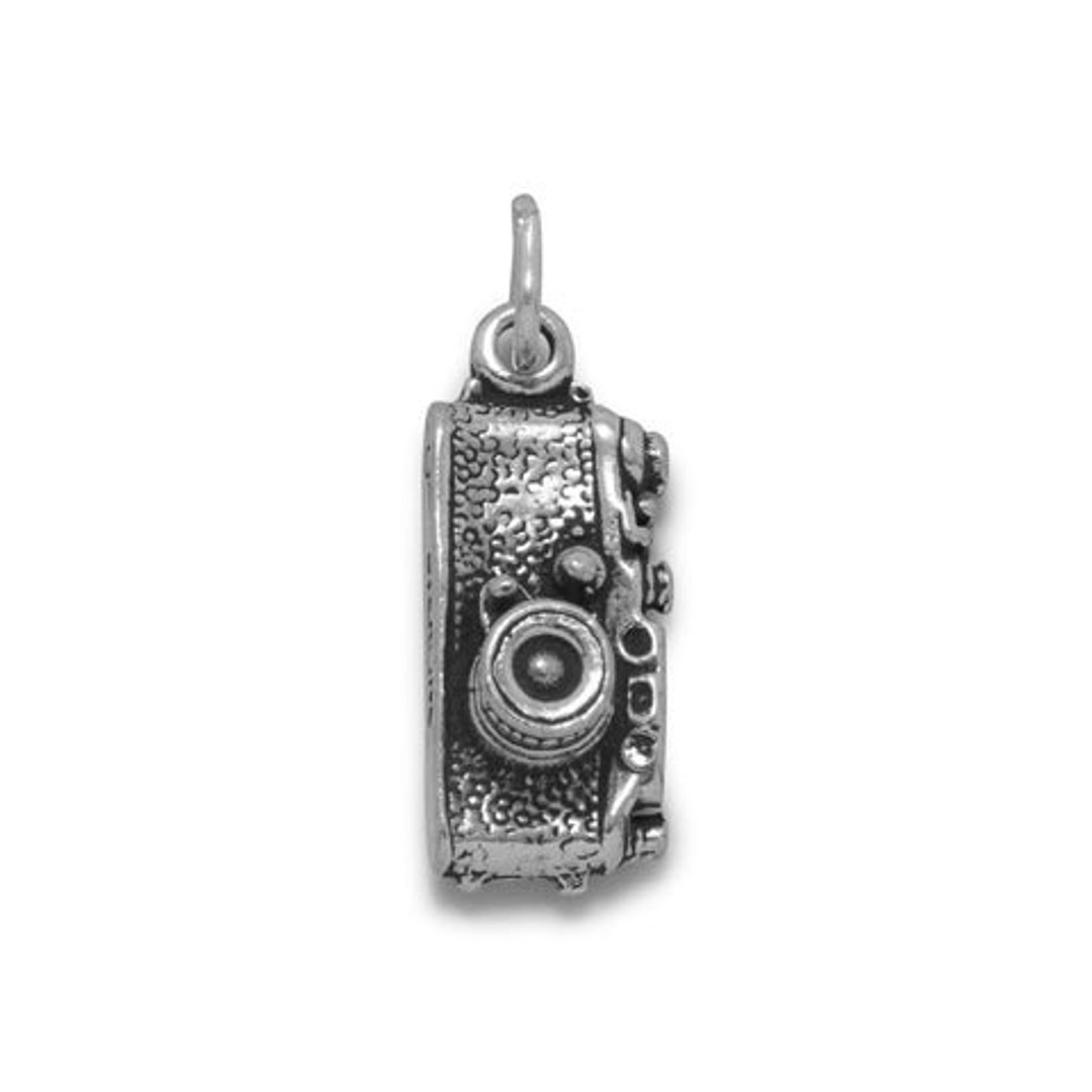 Sterling Silver 3D Camera Charm Photographer Charm Camera Charm Gift ...