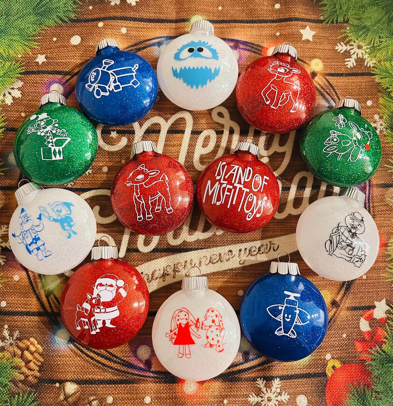 Island of the Misfit Toys Ornaments - Etsy