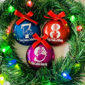 12 Days of Christmas Ornaments - Etsy