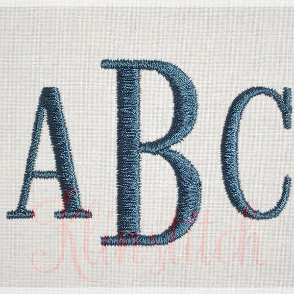 Roman Monogram Embroidery Font - Etsy