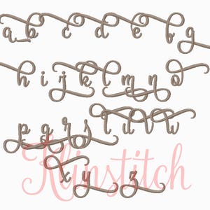 50% Sale!! Set 3 Vanilla Daisy Embroidery Fonts 5 Sizes Fonts BX Fonts ...