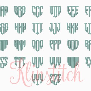 50% Sale!! Shield Monogram Embroidery Fonts 7 Sizes Three Letters ...