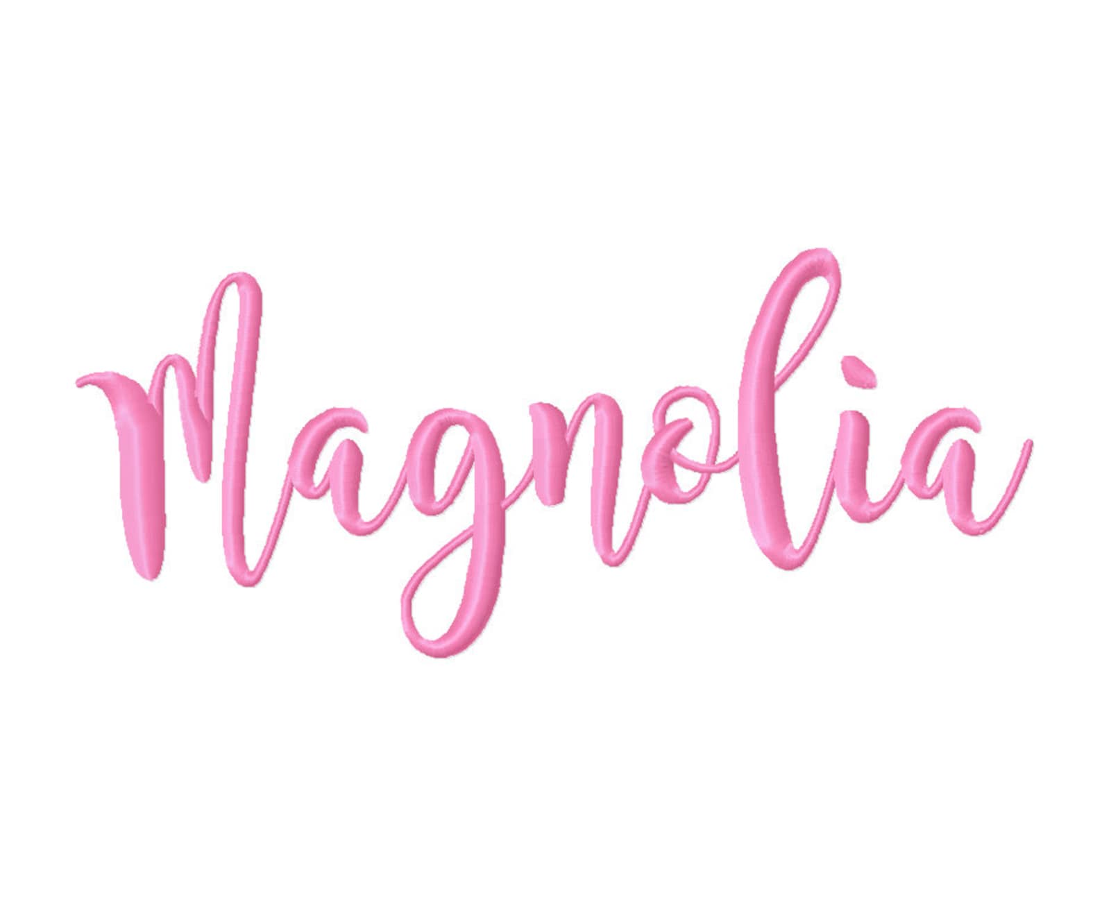 50% Sale Magnolia Font Script Embroidery Fonts 1 Sizes Fonts BX Fonts ...