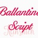 50% Sale Ballantines Script Embroidery Fonts 5 Sizes Fonts - Etsy