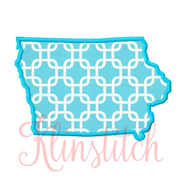 Iowa State Embroidery Design - Etsy