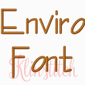 50% Sale!! Enviro Embroidery Fonts 2 Sizes Fonts BX Fonts Embroidery ...