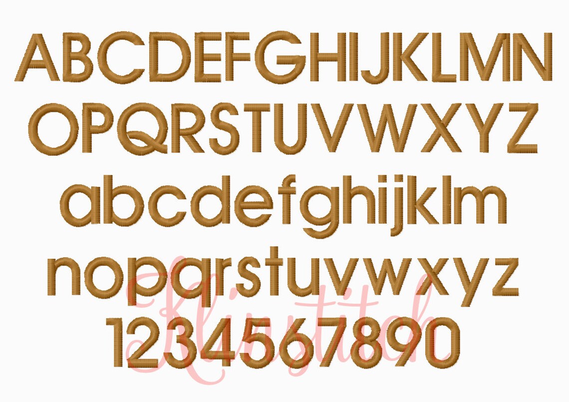 50% Sale!! Avant Garde Embroidery Fonts 4 Sizes Fonts BX Fonts ...