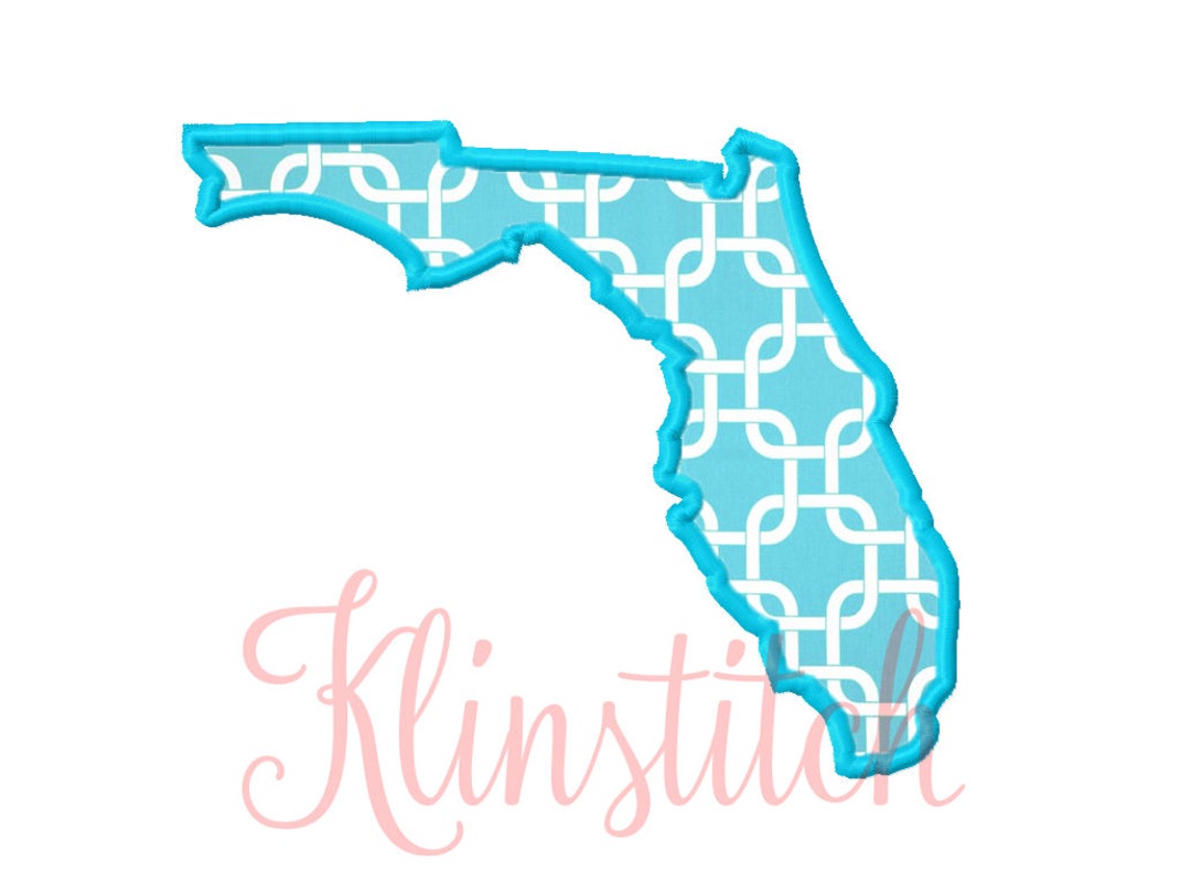 50% Sale!! Florida State Applique Designs 9 Sizes Embroidery Designs ...