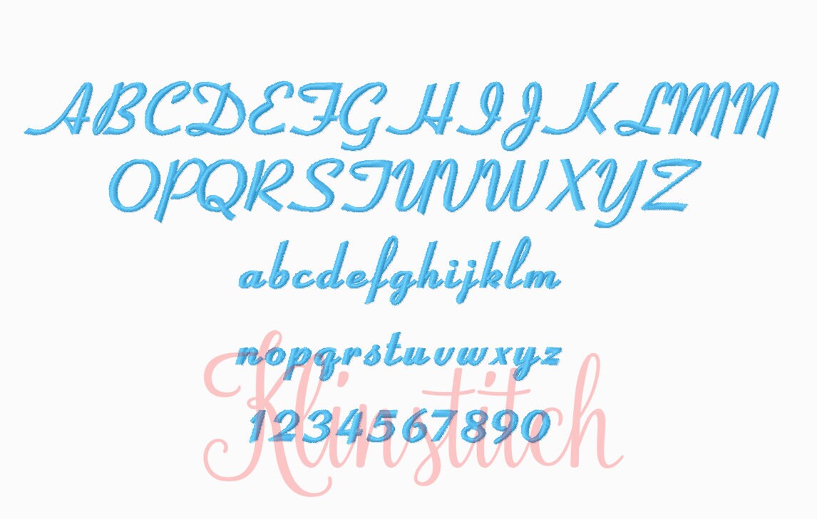 50% Sale Royale Embroidery Fonts 4 Sizes Fonts BX Fonts | Etsy
