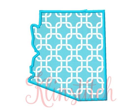 50% Sale Arizona State Applique Designs 9 Sizes Embroidery | Etsy