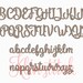50% Sale!! Set 2 Vanilla Daisy Embroidery Fonts 5 Sizes Fonts BX Fonts ...