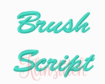 Brush Embroidery | Etsy