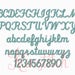 50% Sale!! Flair Script Embroidery Fonts 3 Sizes Fonts BX Fonts ...