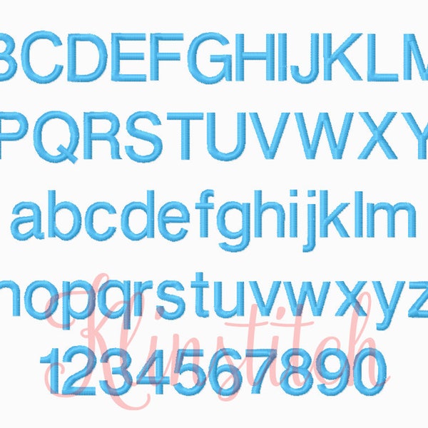 Mini Embroidery Font - Etsy