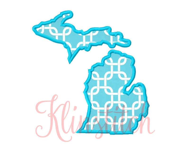 50% Sale!! Michigan State Applique Designs 9 Sizes Embroidery Designs ...