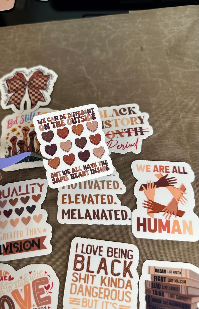 Black History Sticker Bundle | Melanin Stickers - Etsy