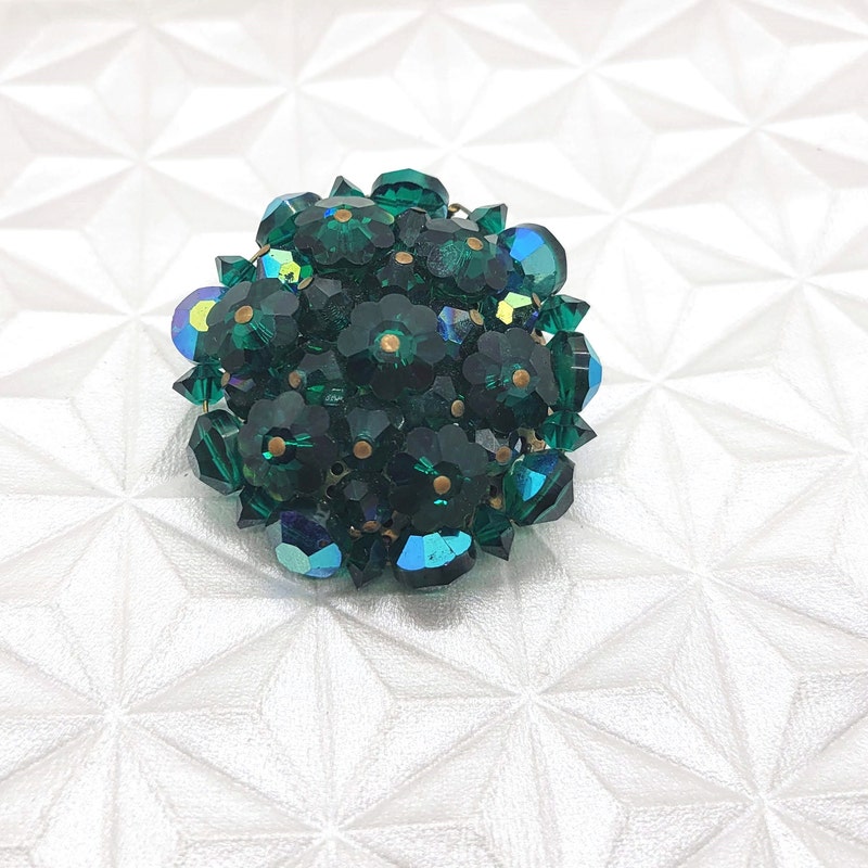 Beaded Brooch - Etsy