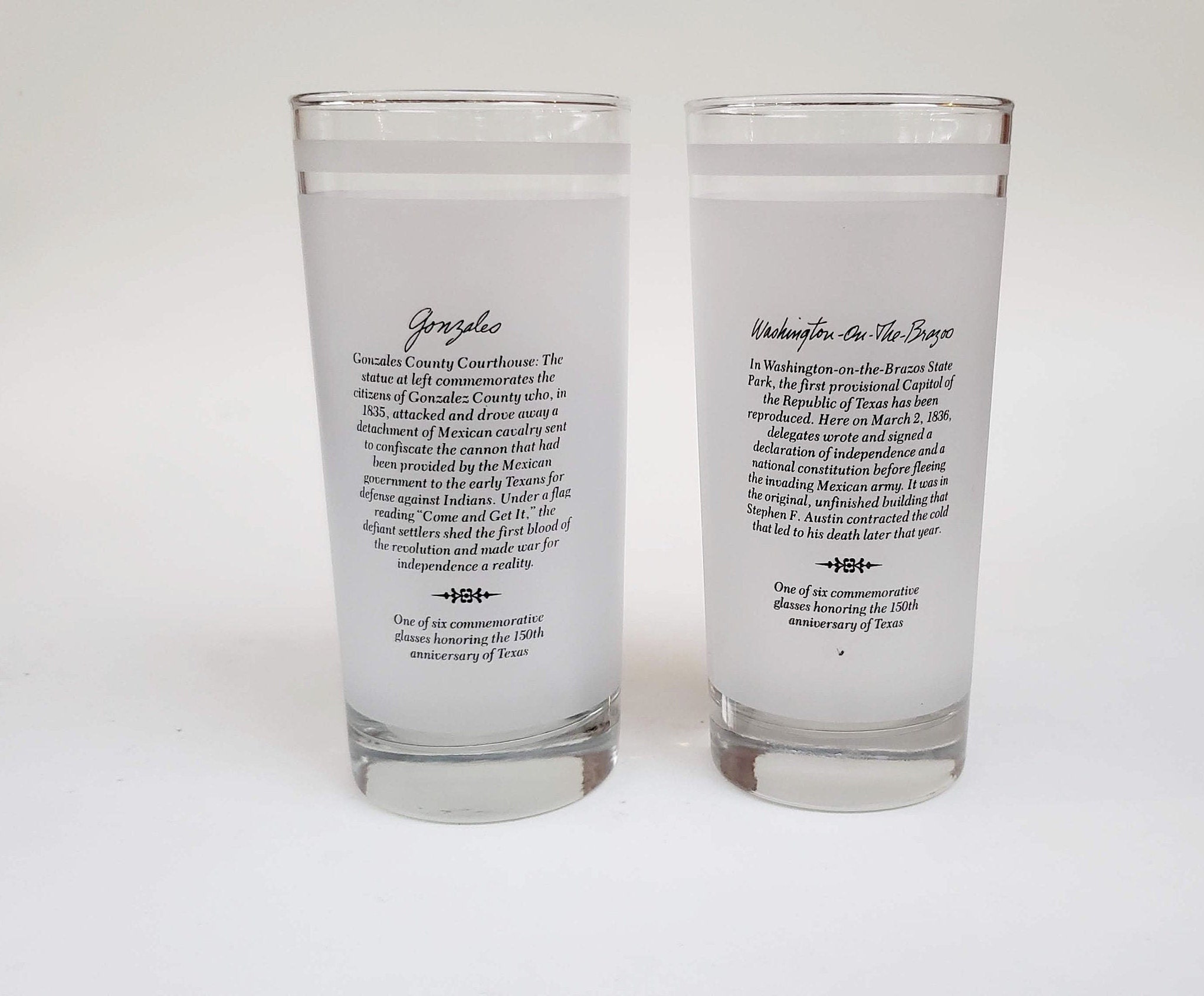 Kitchen & Dining Home & Living set of 4 Texas sesquicentennial cocktail ...