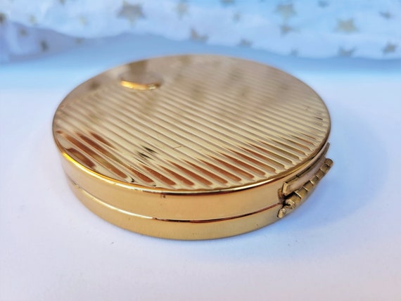 Round Coty French Flair Powder Compact - Gem
