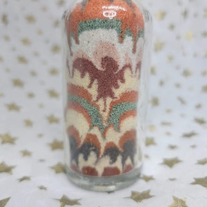 Small Sand Art Bottle in the Style of Robert sandman Stouffer - Etsy