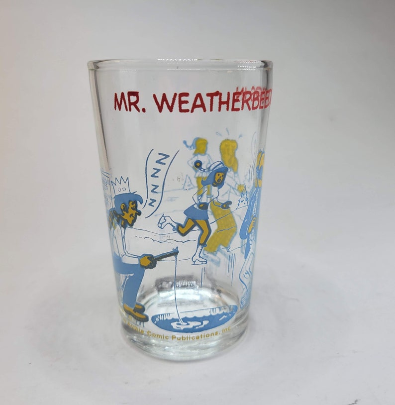 1973 Archie Comic Juice Glass Mr. Weatherbee Drops In - Etsy