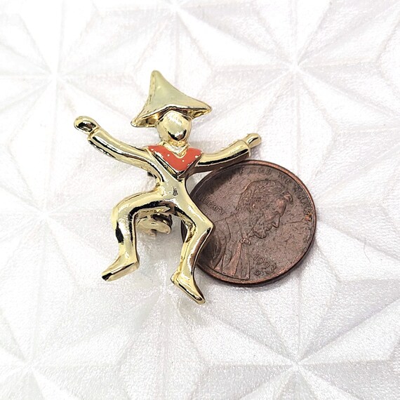 Dancing Man Scatter Pin - Gem