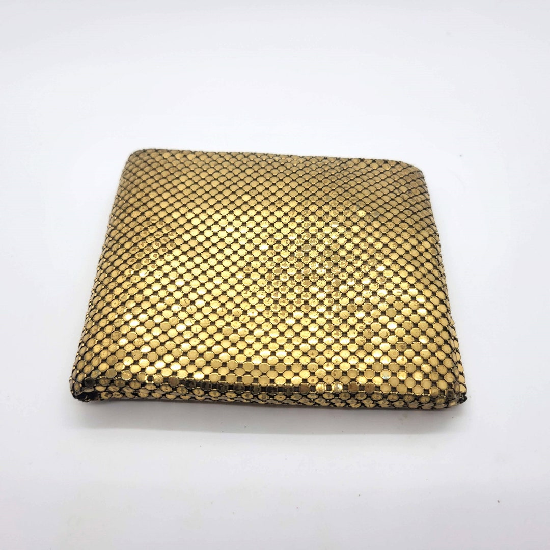 Gold Metal Mesh Bill Fold Wallet - Etsy