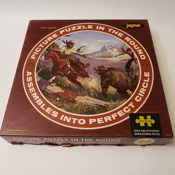 Round Jigsaw Puzzle - Etsy