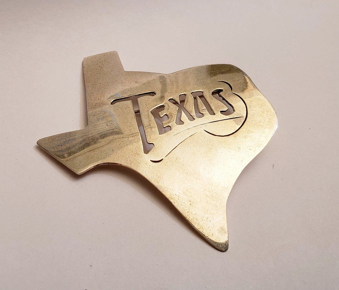 Taxco Sterling Silver Texas Badge - Etsy