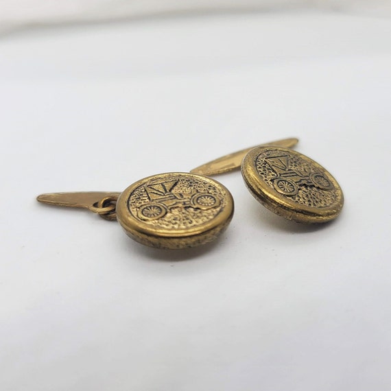 Old Timey Model T Cuff Links - Gem