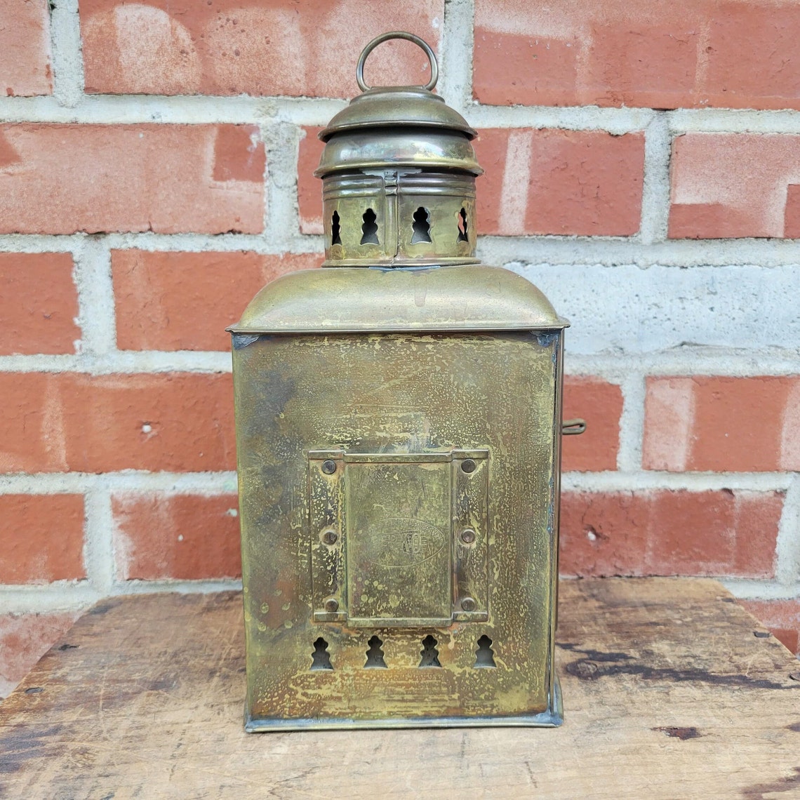 Perko Perkins Marine Lamp All Brass - Etsy