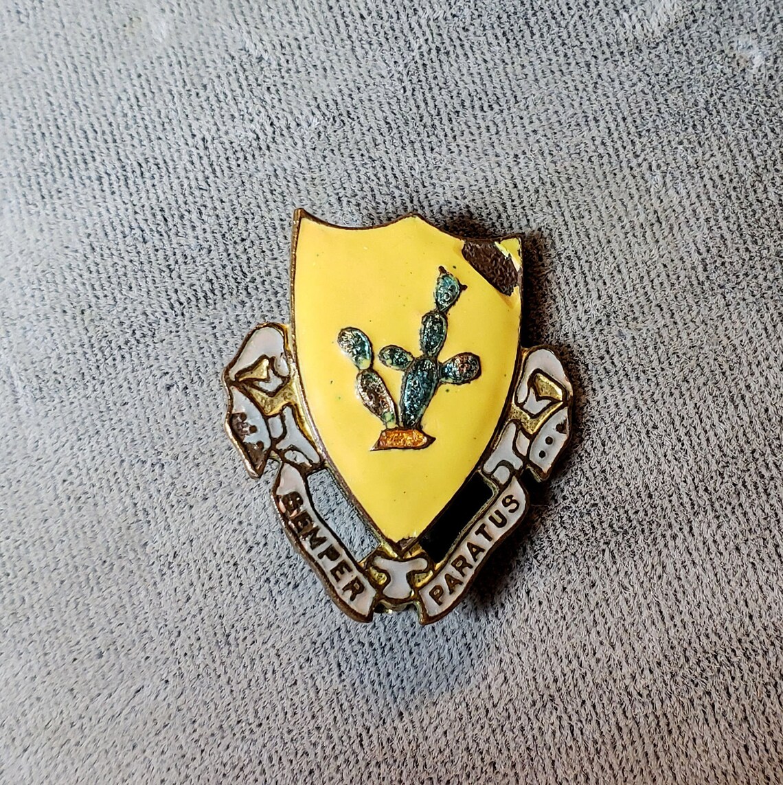 Vintage United States Army 12th Cavalry Regiment Unit Crest | Etsy