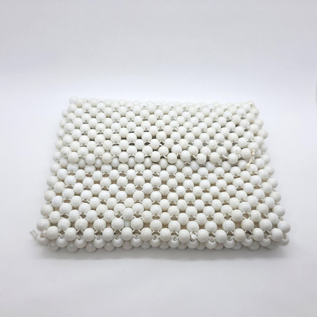 Vintage 1960s Walborg White Beaded Clutch, Made in Japan - Etsy