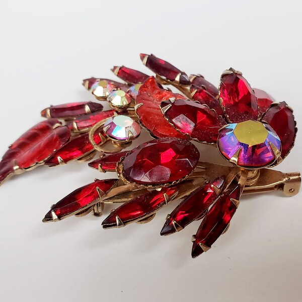 Molded Glass Brooch - Etsy