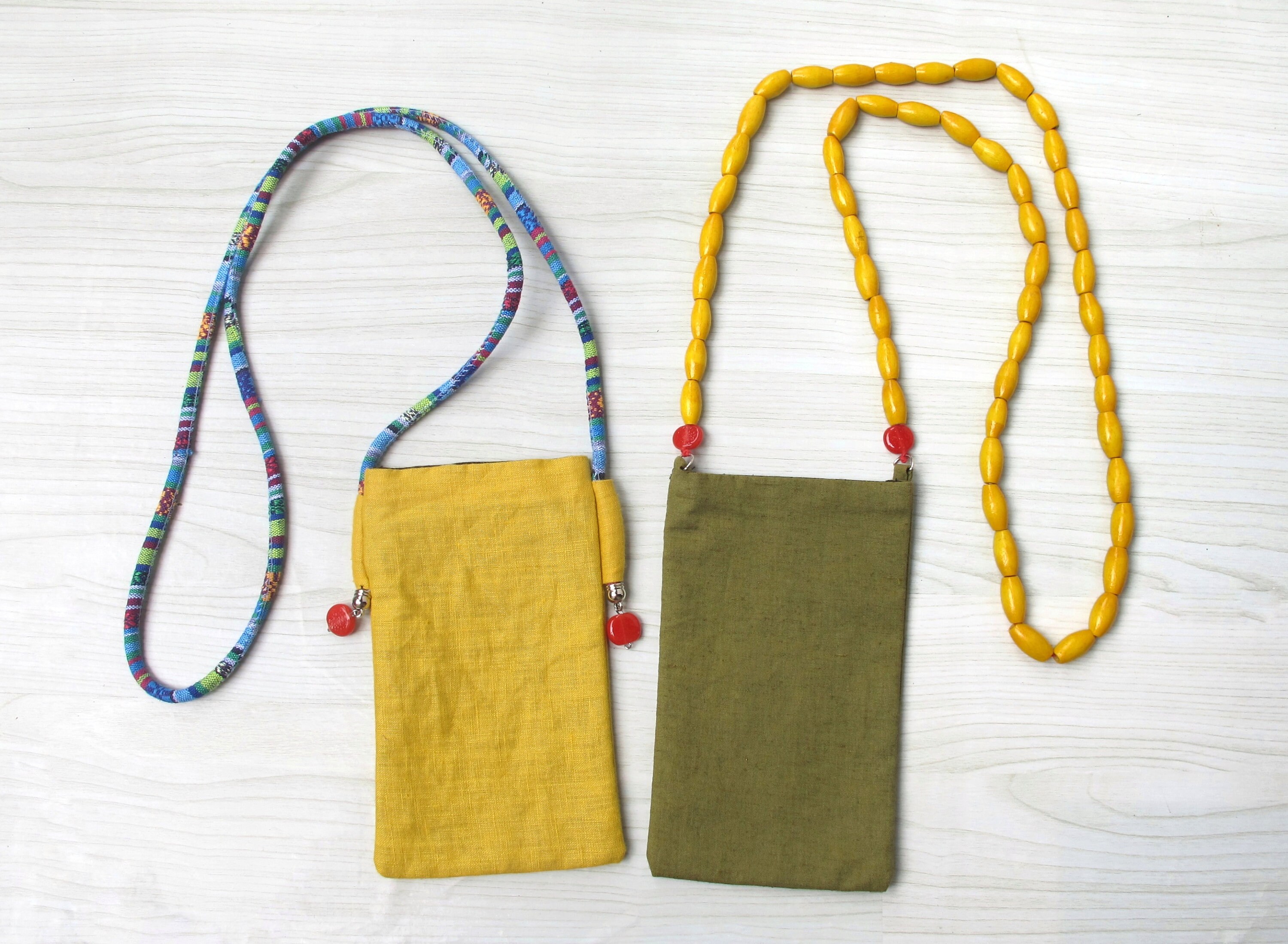 Linen Phone Bag, Soft Smartphone Case, Fabric Phone Case, Telephone ...