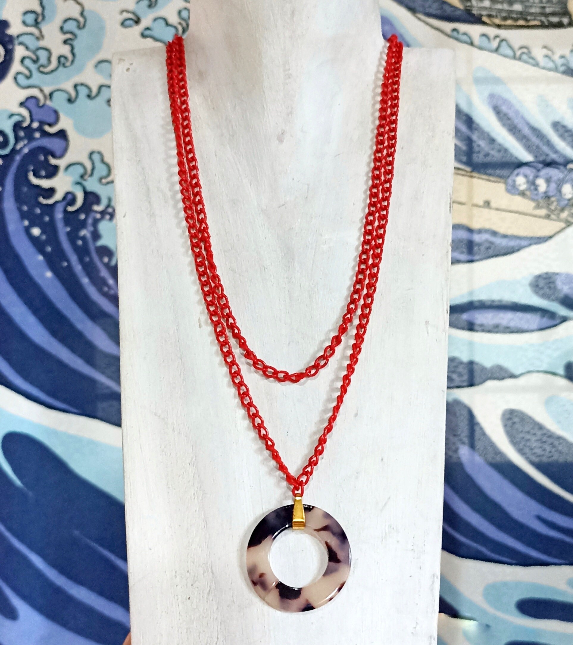 Tortoise Shell Necklace, Eyeglasses Ring Holder, Sunglasses Necklace ...