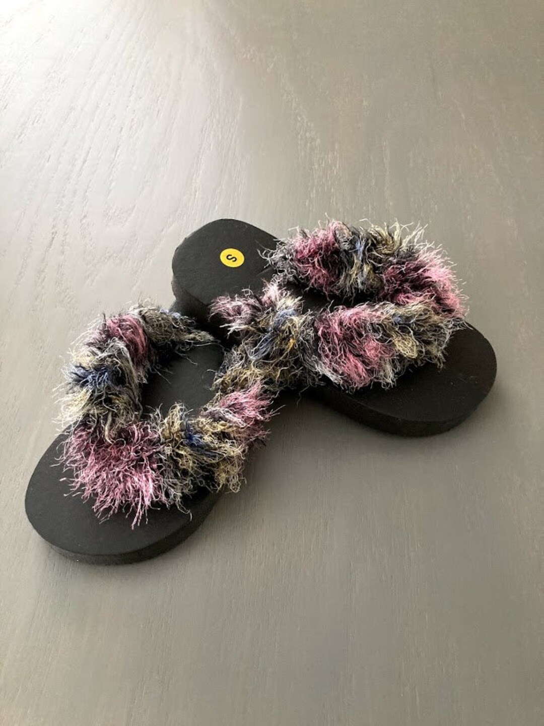 Fuzzy Fluff Flip Flops - Child - Etsy
