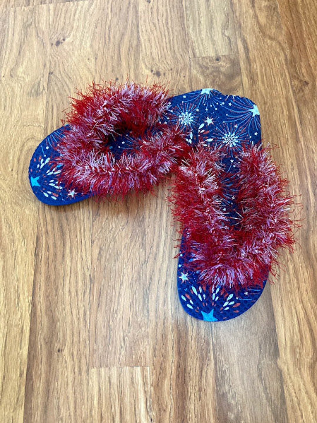 Fuzzy, Fluffy, Flip Flops - Women - Etsy
